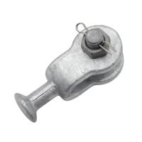 China Forged Steel Galvanized Socket Eye Socket Tongue 70kN Pole Line Fitting for sale