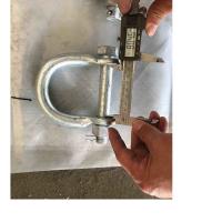 China Forged Socket Eye Clevis Overhead Line Fitting 100kN 16mm Hot Dip Galvanized for sale