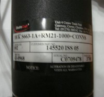 China DEK Vision-Y Motor (145520) for sale