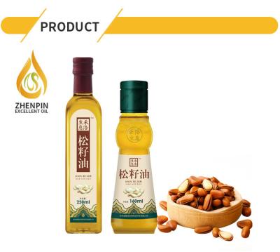 China Wholesale Bulk High Nutrition Pine Nut Oil Cold Pressed Food Grade with HACCP Certificate for sale