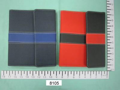 China 8105 PU cover Loose leaf notebook A5 size for sale