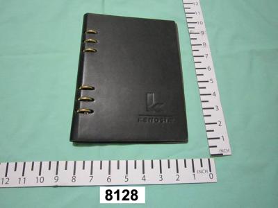 China 8128 PU cover Loose leaf notebook A5 size for sale