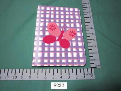 China 8232 Leather cover Loose leaf notebook A5 size for sale