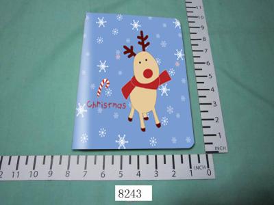 China 8243 Leather cover Loose leaf notebook A5 size(Christmas style) for sale