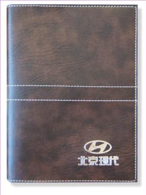China 8422 PU cover Loose leaf notebook A5 size for sale