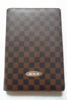 China 8428 PU cover Loose leaf notebook A5 size for sale
