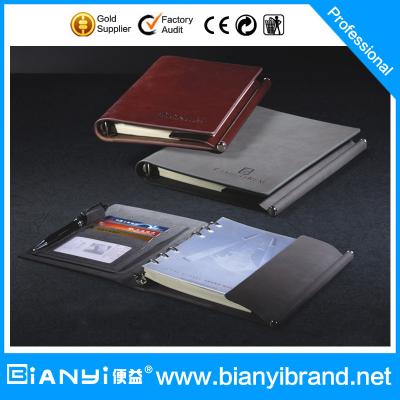 China High quality meeting organizer business card loose leaf notebook manufacturer for sale