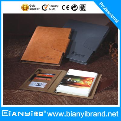 China Loose leaf notebook with your logo for sale