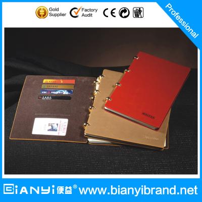China High class pu loose leaf notebook for sale
