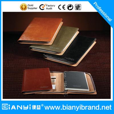 China A4/A5/A6 PU/PVC Loose leaf notebook for sale