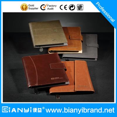 China New design leather loose leaf notebook for sale