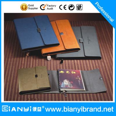China Organizer bussines agenda PU/Leather/Fabric cover loose leaf notebook for sale