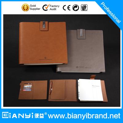 China Small loose leaf notebook with refill paper for sale