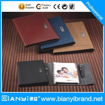 China Hard cover loose leaf notebooks for sale