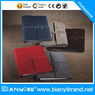 China Hand Made Binding Fashionable Design Loose Leaf Notebook for sale