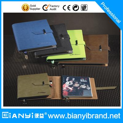 China Calculator Loose Leaf Leather Notebook for sale