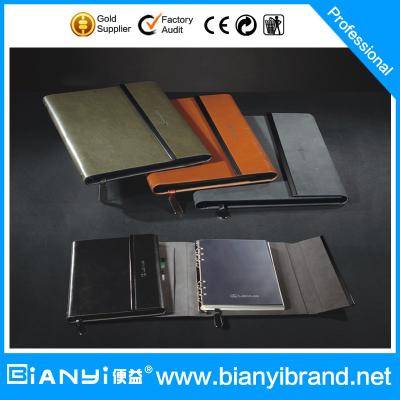 China Graceful Noble Kindly PU Leather Diary Elegant notebook loose spiral notebook loose-leaf r for sale