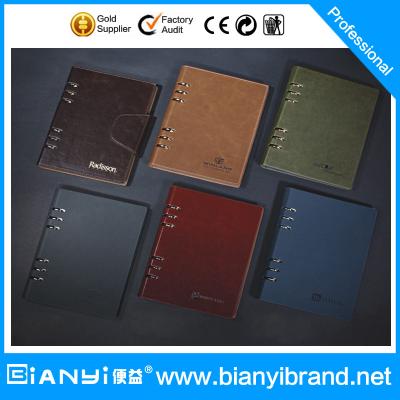 China Leather Loose Leaf Notebook,Heavy Paper Notebook for sale