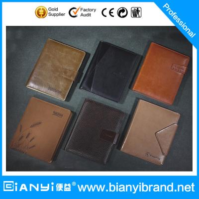 China High Quality !! Any Design Advertising PU loose-leaf 6holes notebook for sale