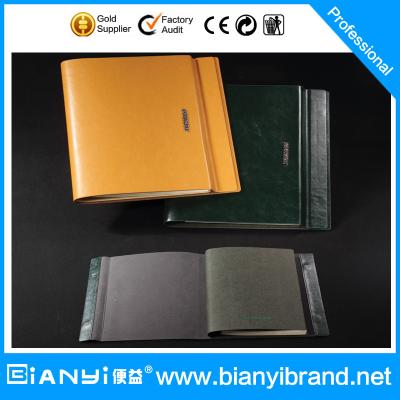 China New style genuine leather Notebook with loose-leaf for sale