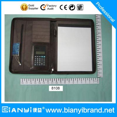 China A4 black magnetic writing case portfolio for sale