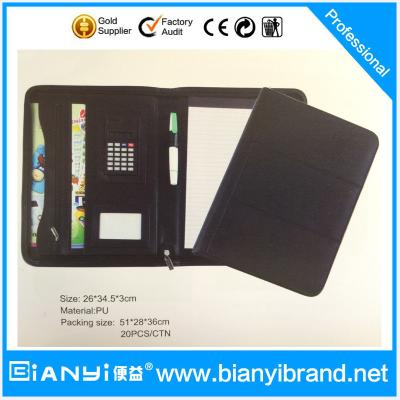 China Document bag made of PU in A4 size for sale