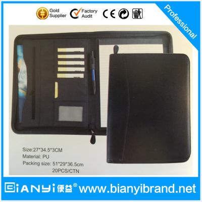 China Men's fine leather business card folder document bag for sale