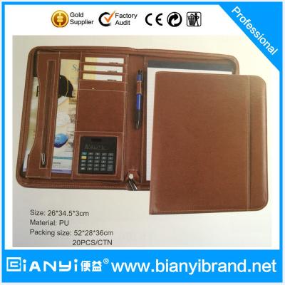 China Useful A4+ PU document bag for office for sale