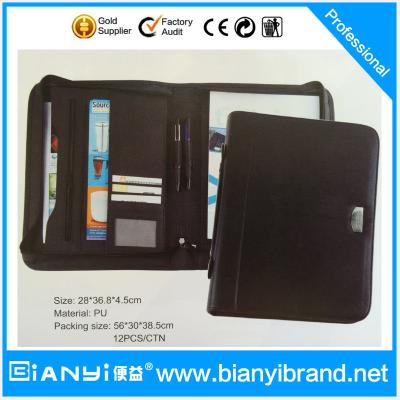 China Popular business office PU leather document bag for sale