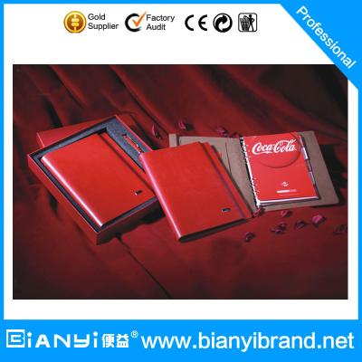 China Good Quality Soft Cover PU Leather Notebook And Pen Set for sale