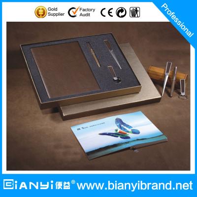 China PU cover organizer notebook,pen set for sale