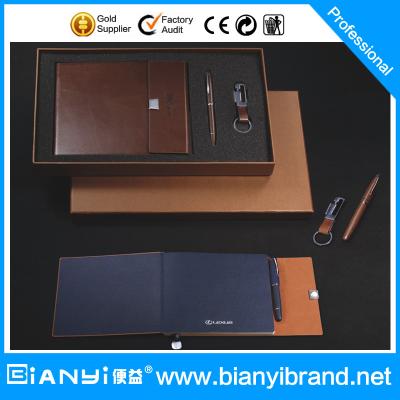 China Low price notebook and pen office stationery gift set with high quality for sale