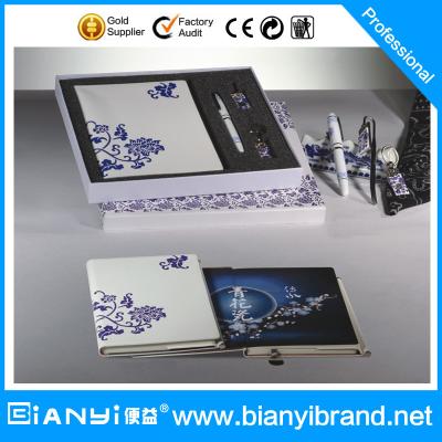 China Notebook,pen business gift set in Chinese style for sale