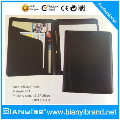 China Fast Delivery Leather Presentation Folder With Calculator for sale
