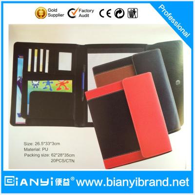 China Leather A4 paper size writting pads available customization for sale