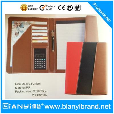 China Credit card folder with writing pad for sale