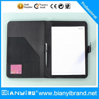China Leather Portfolio, Business Folder in A4 size for sale