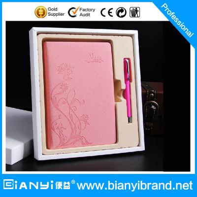 China 2015 fashion business pen notebook gifts can custom logo factory wholesale for sale