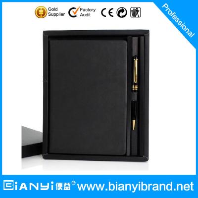 China Luxury design and color gift pen set for students including notebook with roller pen for sale