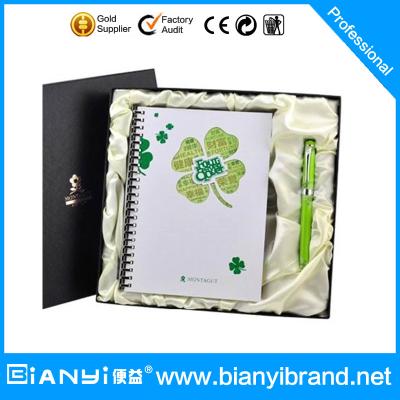 China Hot Top quality notebook and pen gift set for sale
