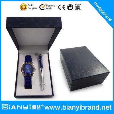 China New arrival best selling promotional men business watch gift set for sale
