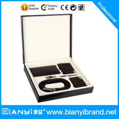 China Leather Business Card Holder Gift Set/ PU Leather Card Holder Wallets for sale