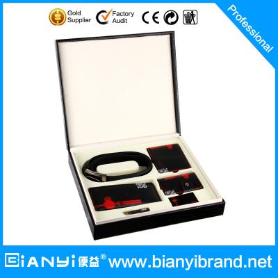 China GSV SEDEX Factory New design wallet belt gift set for sale