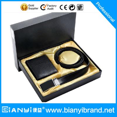 China PU leather wallet gift set for sale