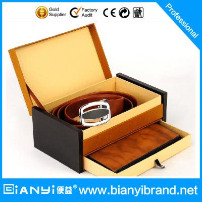 China 2015 custom leather wallet gift set for man for sale