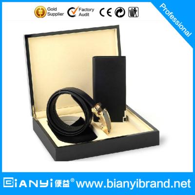 China Best sale Luxury wallet and belt gift set for sale