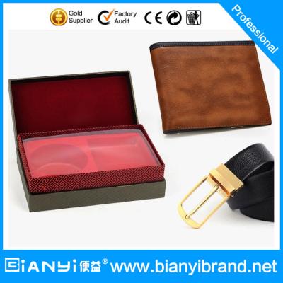China Hot selling good quality cheap wallet gift set for sale