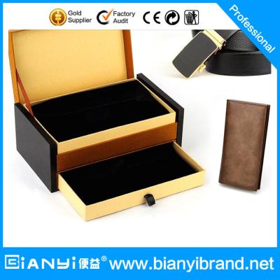 China 2015 good quality new design belt and wallet gift set for sale