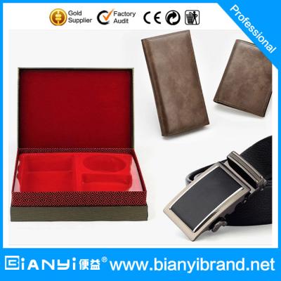 China He traditional business belt gift set,gift set for men,wallet for sale