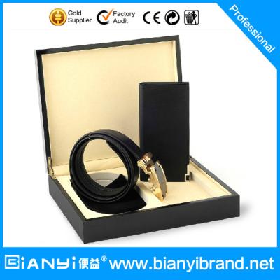 China Promotional business gift wallet and belt  set for sale